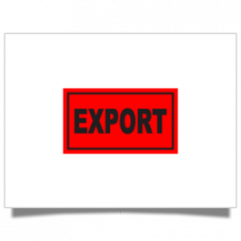 Export Shipping Label