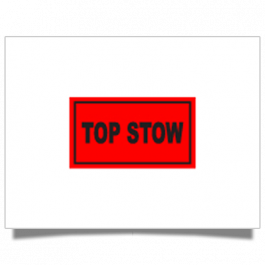 Top Stow Shipping Label