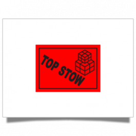 Top Stow Shipping Label - Large