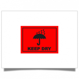 Keep Dry Shipping Label
