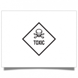 Toxic Shipping Label