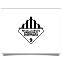 Dangerous Substance Shipping Label