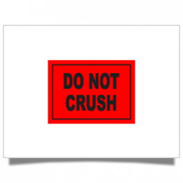 Do Not Crush Shipping Label