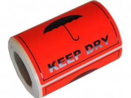 Keep Dry Shipping Label