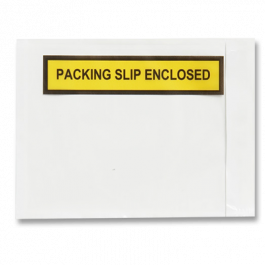 Packing Slip Enclosed Pouch